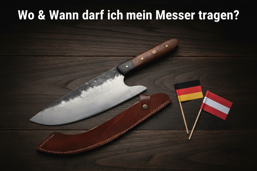 Messer führen in Deutschland & Österreich – Gesetzeslage 2026 – Fyreza